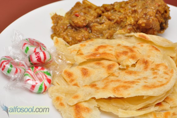 Roti Canai / Malaysian bread - Alfosool Free Recipes - Alfosool.com